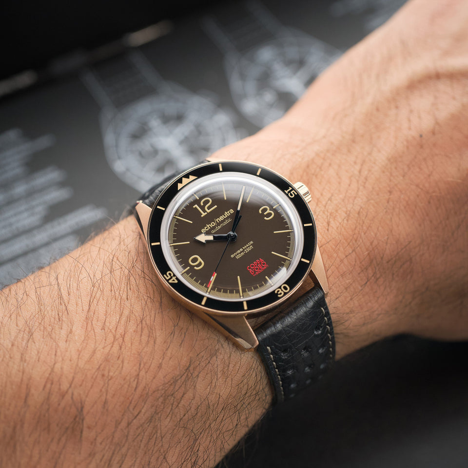 1956 White Hand-wound Chronograph | Swiss Made | echo/neutra – Time ...