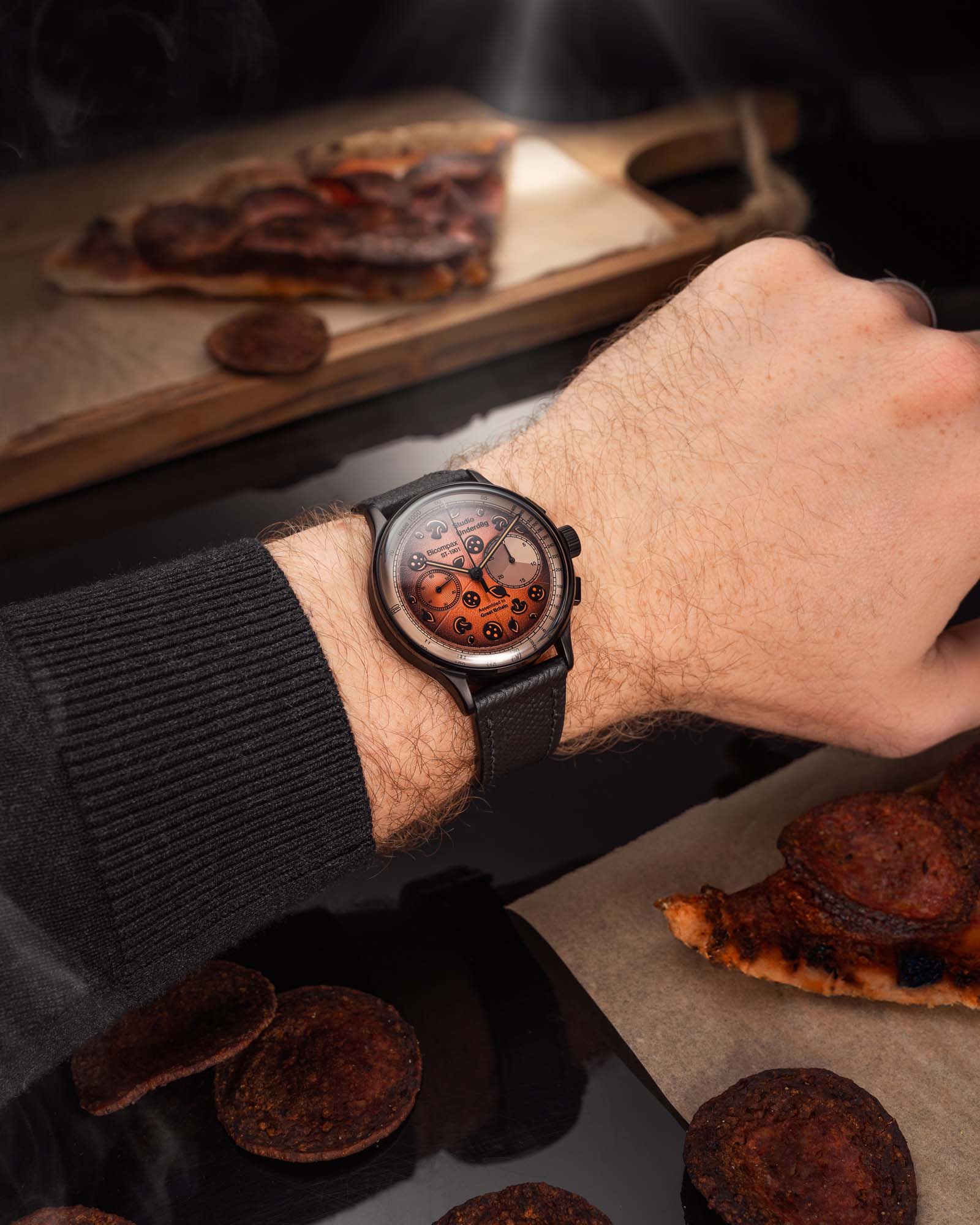 Studio Underd0g x Time+Tide Burnt Pepper0ni – Time+Tide Watches UK